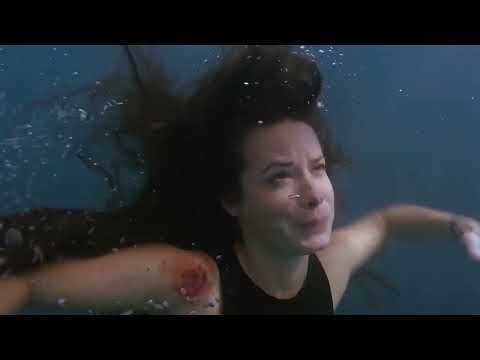 woman trapped underwater