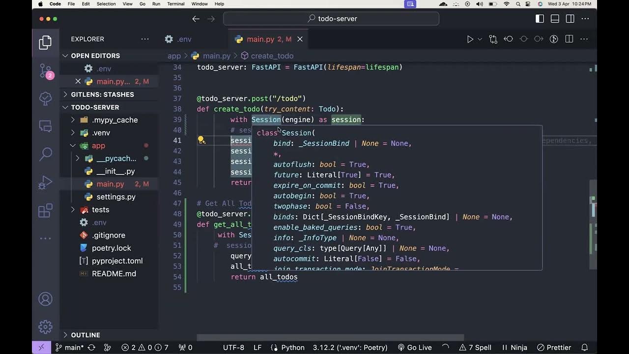 Fast API and Neon Database Integration with SQL Model (Complete Todo ...