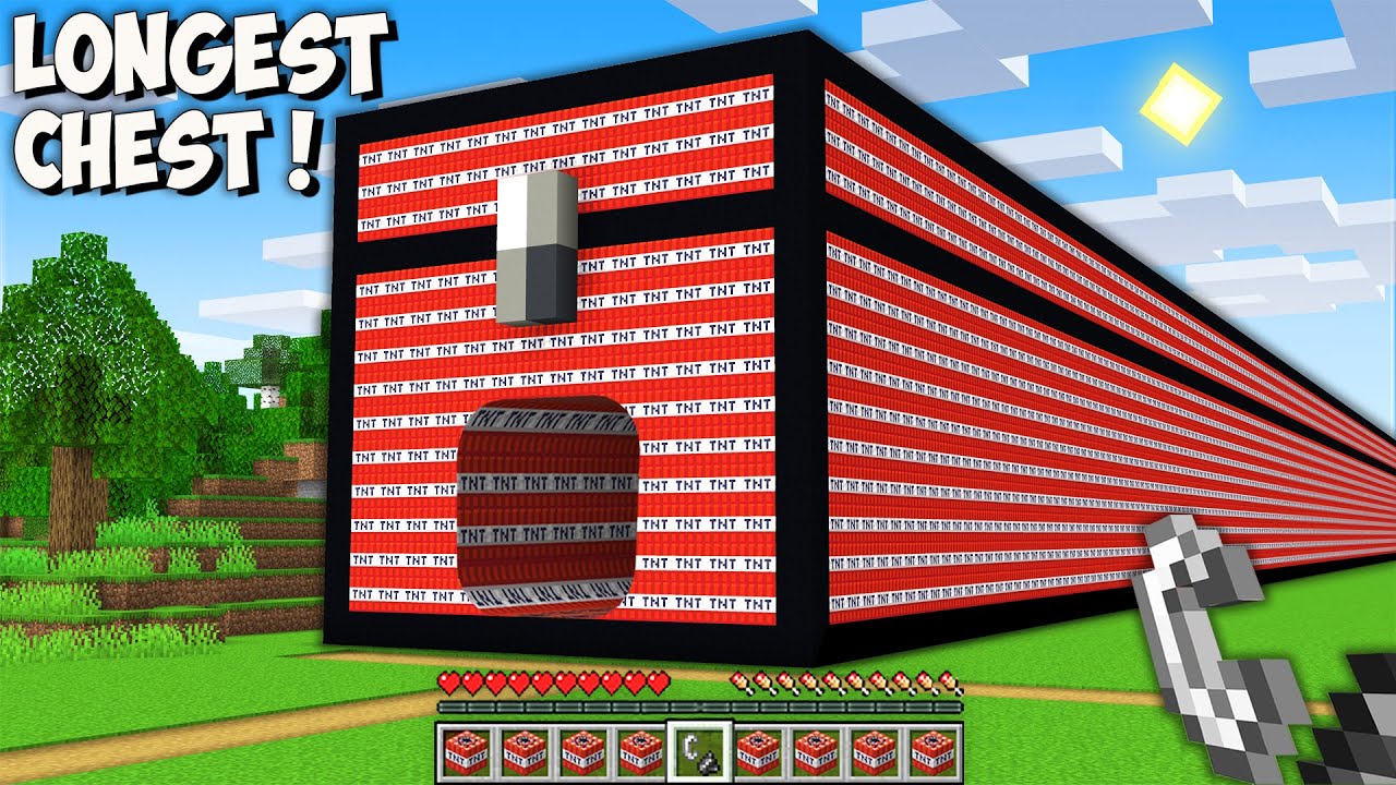 Where does THE LONGEST TNT CHEST TUNNEL leads in Minecraft? I found THE ...