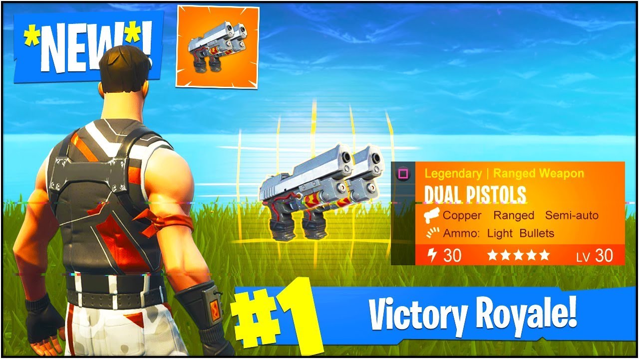*NEW* "DUAL WIELD PISTOLS" in Fortnite Battle Royale! (*NEW* LEAKED ...
