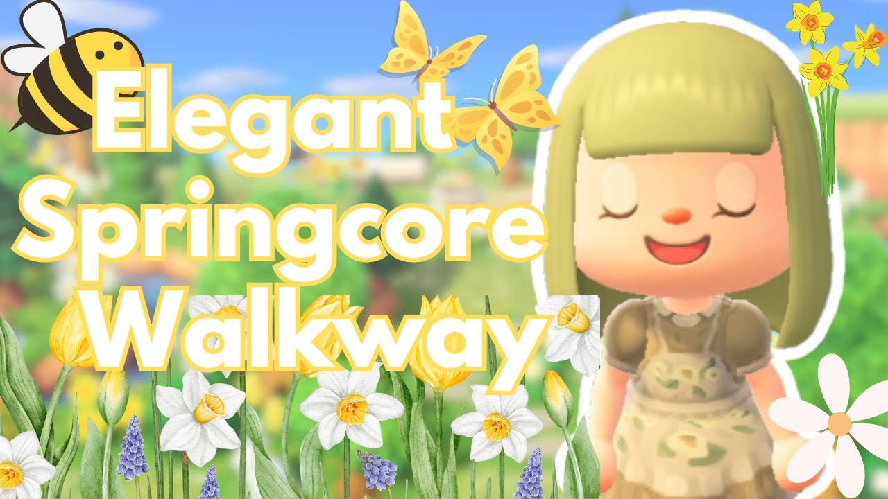 Elegant Springcore Walkway | Elegant Springcore Island | Animal Crossing New Horizons | ACNH ...
