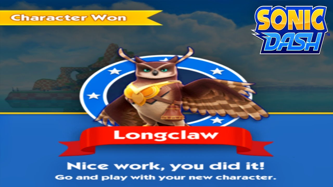 Sonic Dash - Longclaw for Sonic the Hedgehog Movie Unlocked and Fully ...