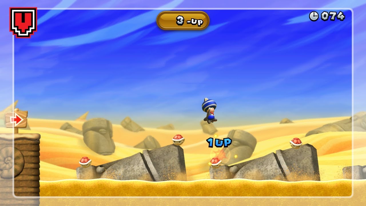 Stone-Eye Koopas (Gold medal) // NEW SUPER MARIO BROS U DELUXE ...