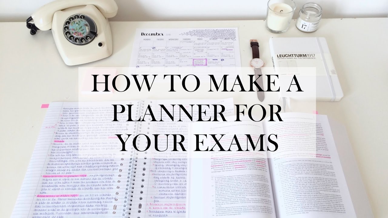 How To Make A Planner For Your Exams YouTube How To Make A Planner For Your Exams YouTube