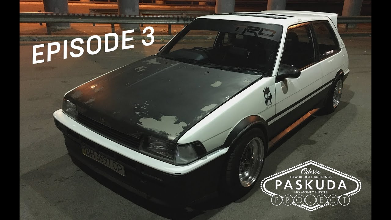 PASKUDAPROJECT - episode 3. Corolla ae82, 7a-ge, dohc 16v, bla bla car ...