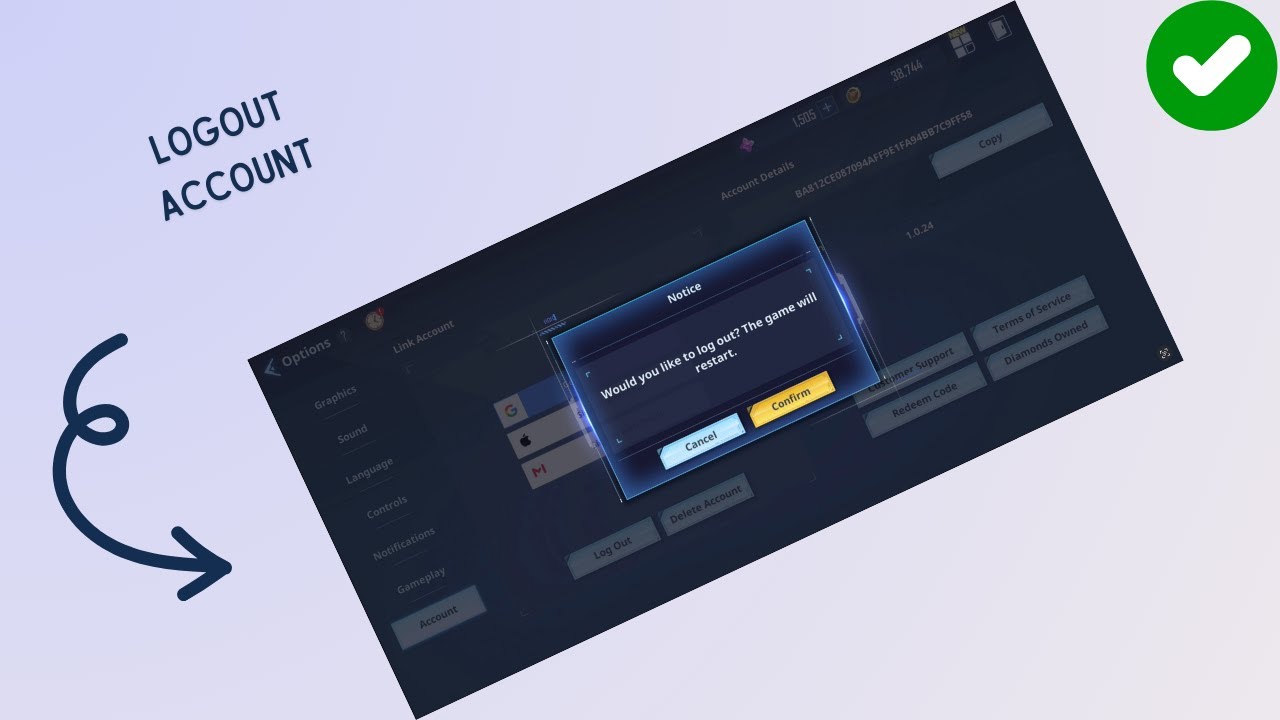 How to Logout from Solo Leveling:Arise account - YouTube