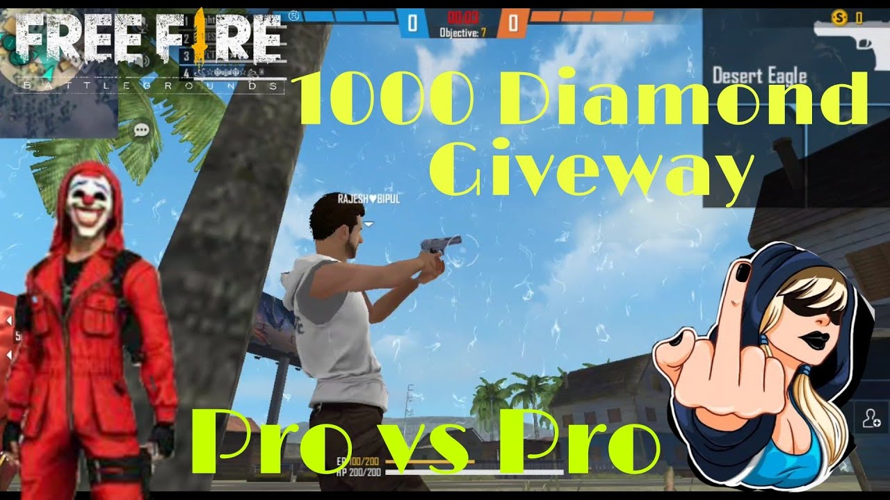 Free fire custom. Pro vs Pro - YouTube