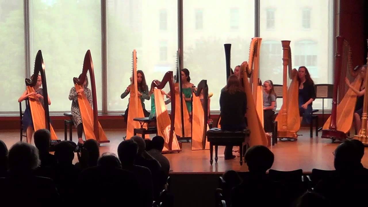 Under the Sea: harp ensemble - YouTube