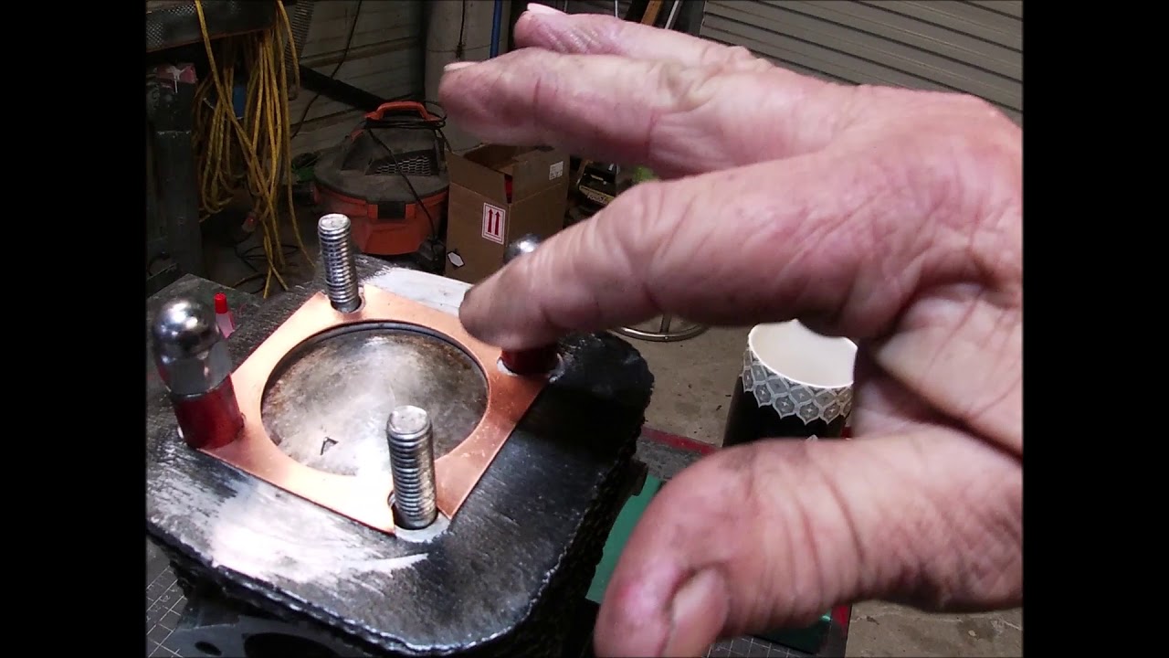 Motorized bicycle YD100 build..... porting .....we need to talk - YouTube