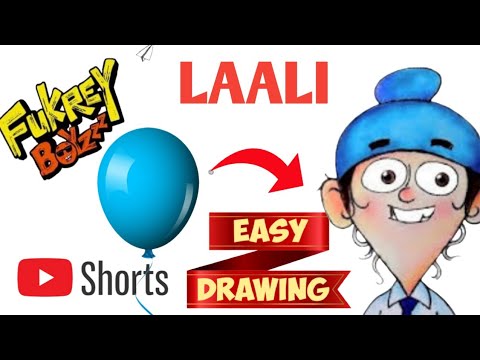laali drawing.fukrey boyz drawing easy step by step.laali drawing easy ...