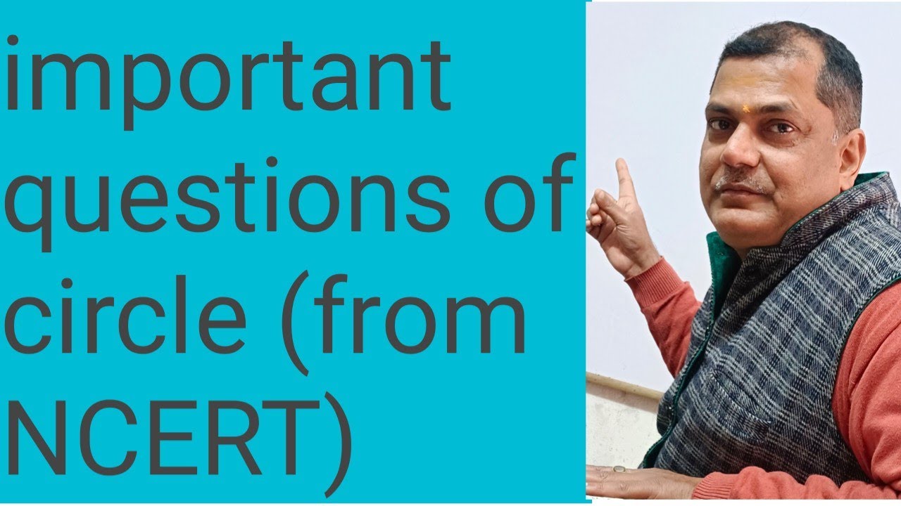 important questions based on circle at avsonlinestudy by Vijay Pandey ...