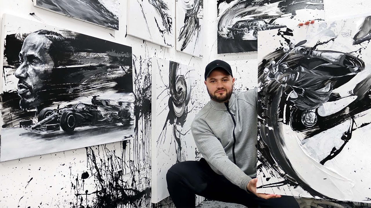 My First NFT DROP: ICONS OF EXTREME SPORTS | David Roman Art - YouTube