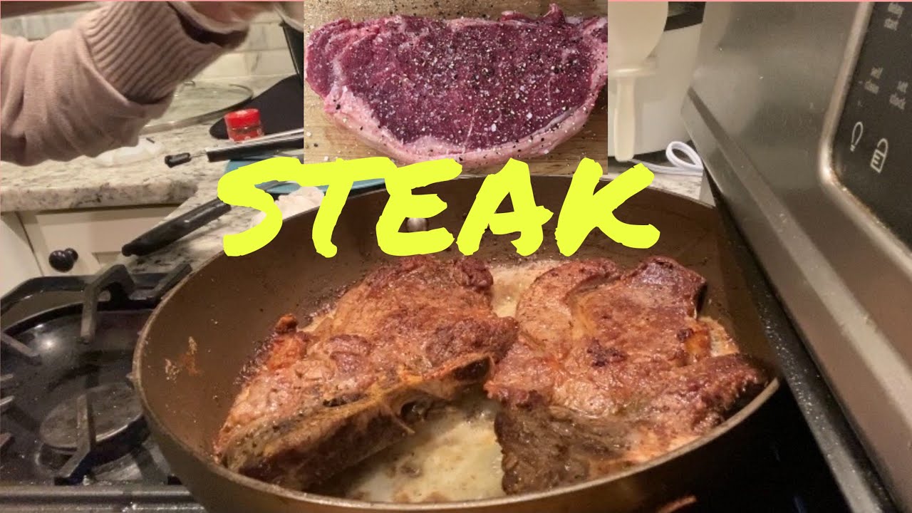 HOW TO COOK MY STEAK ( My version ) - YouTube