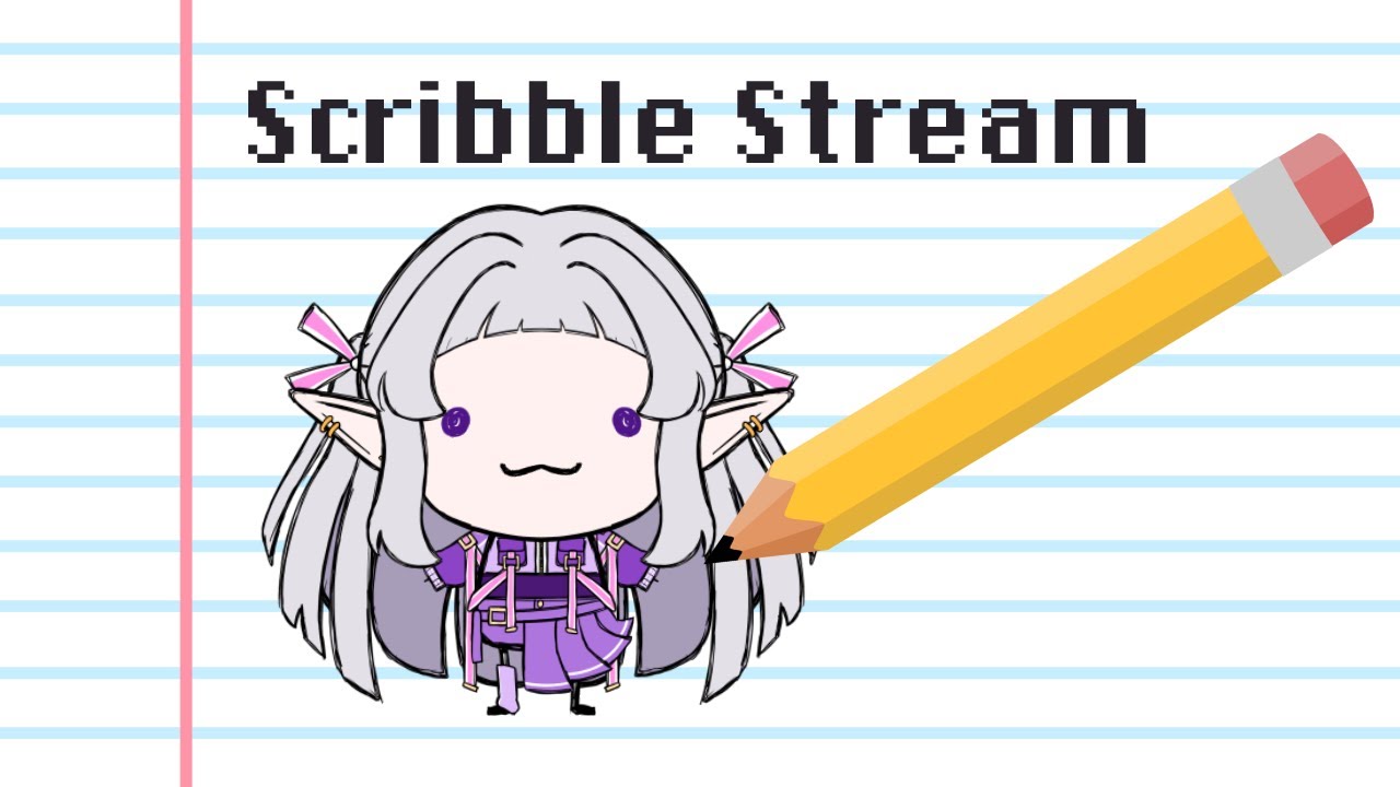 【Scribble Stream】 Drawing Fan Art - YouTube