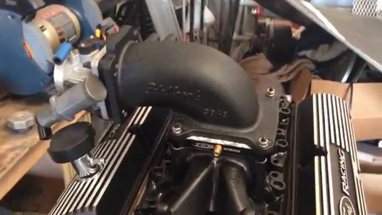 Mustang 5.0 Intake Manifold Powder Coated Wrinkle Black Part 3 - YouTube
