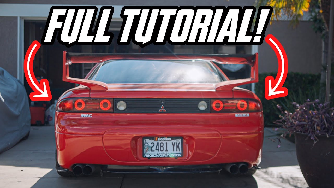 How To Make Custom LED Taillights! | Mitsubishi 3000GT - YouTube