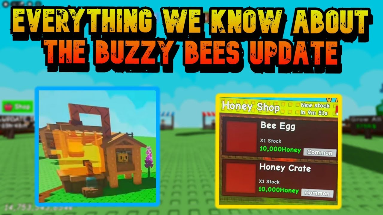 Everything we know about the BUZZY BEES Update ( Grow A Garden) - YouTube