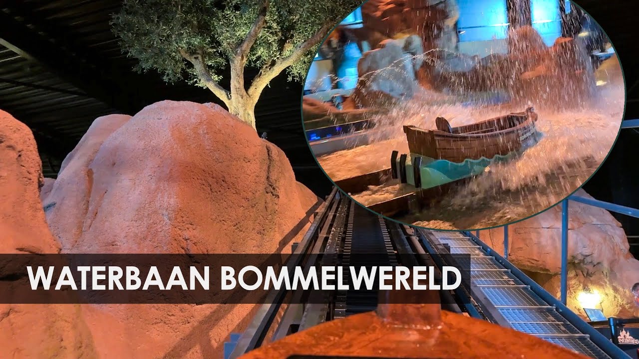 Razende Rommel, de waterbaan in het nieuwe pretpark Bommelwereld (mini ...