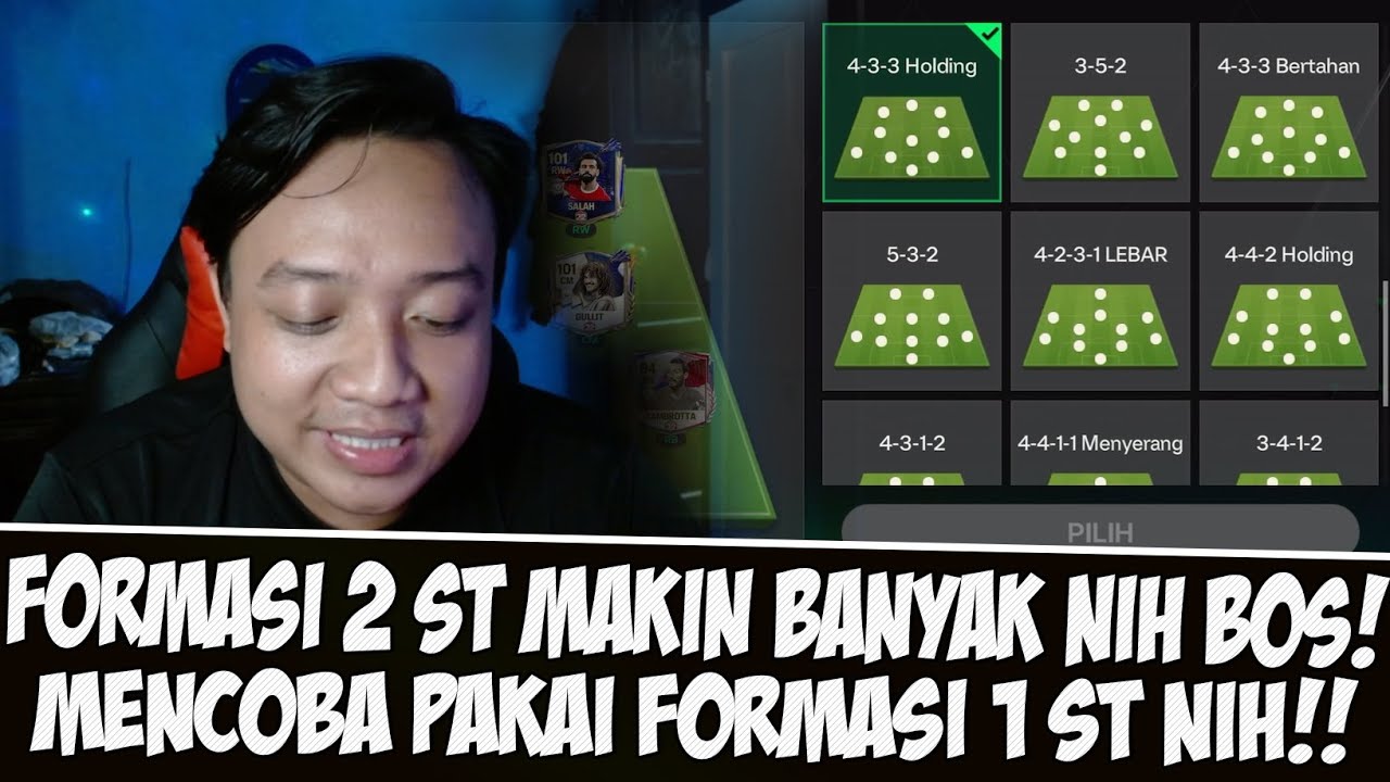 FORMASI GACOR!! FORMASI 2 STRIKER MAKIN BANYAK!! PAKSA FORMASI 433 ...