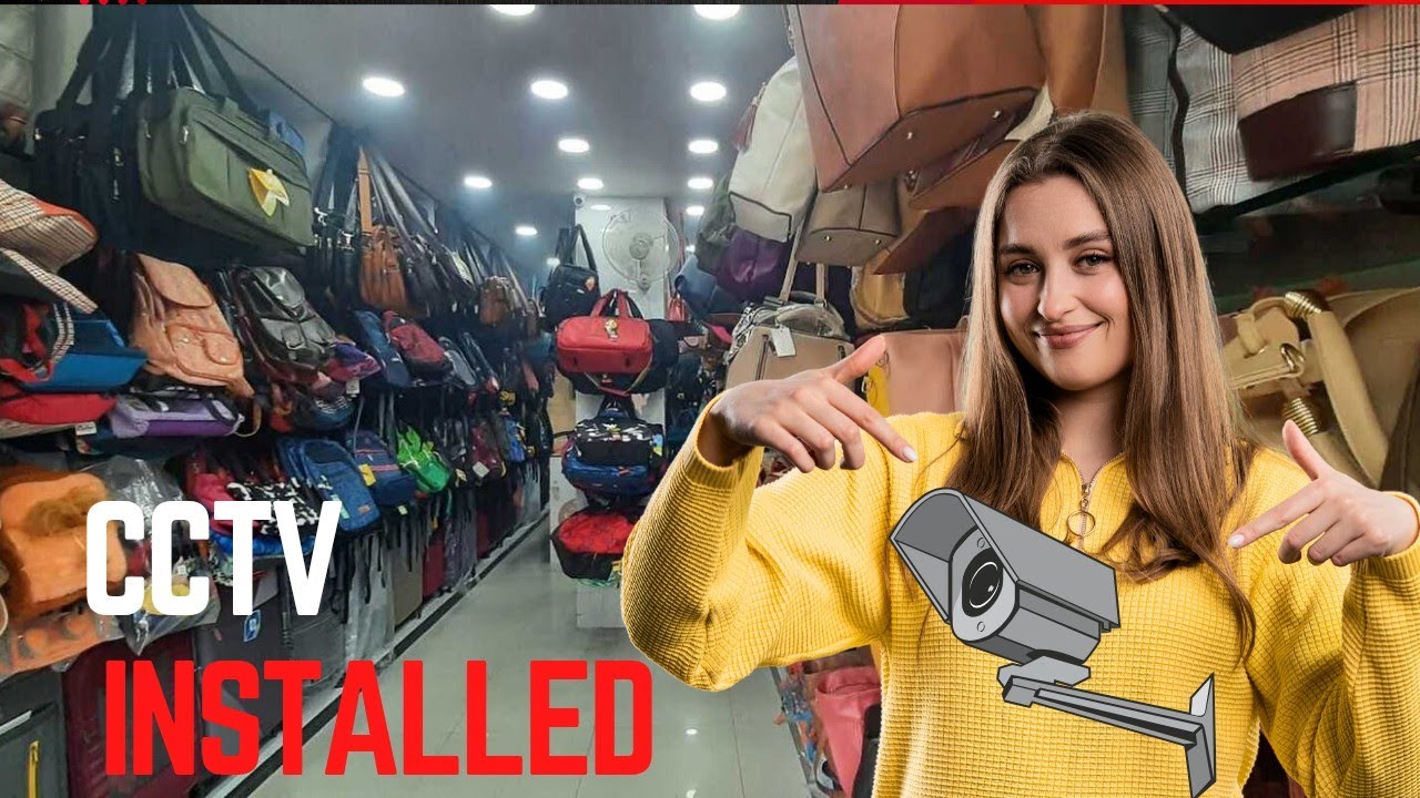 CCTV Installed at Bag shop || Aara Tech Solutions - YouTube