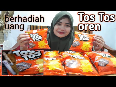 UNBOXING SNACK TOS TOS OREN, BENERAN BERHADIAH UANG - YouTube