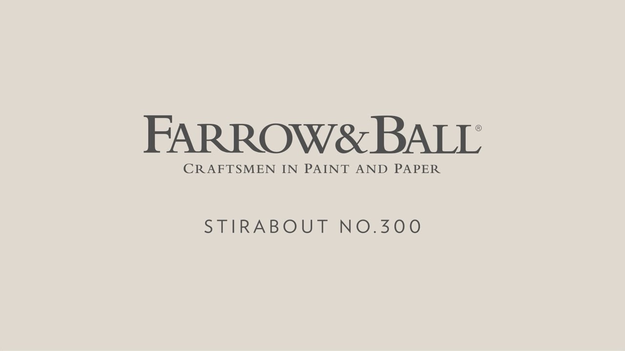Stirabout Farrow and Ball Paint - YouTube