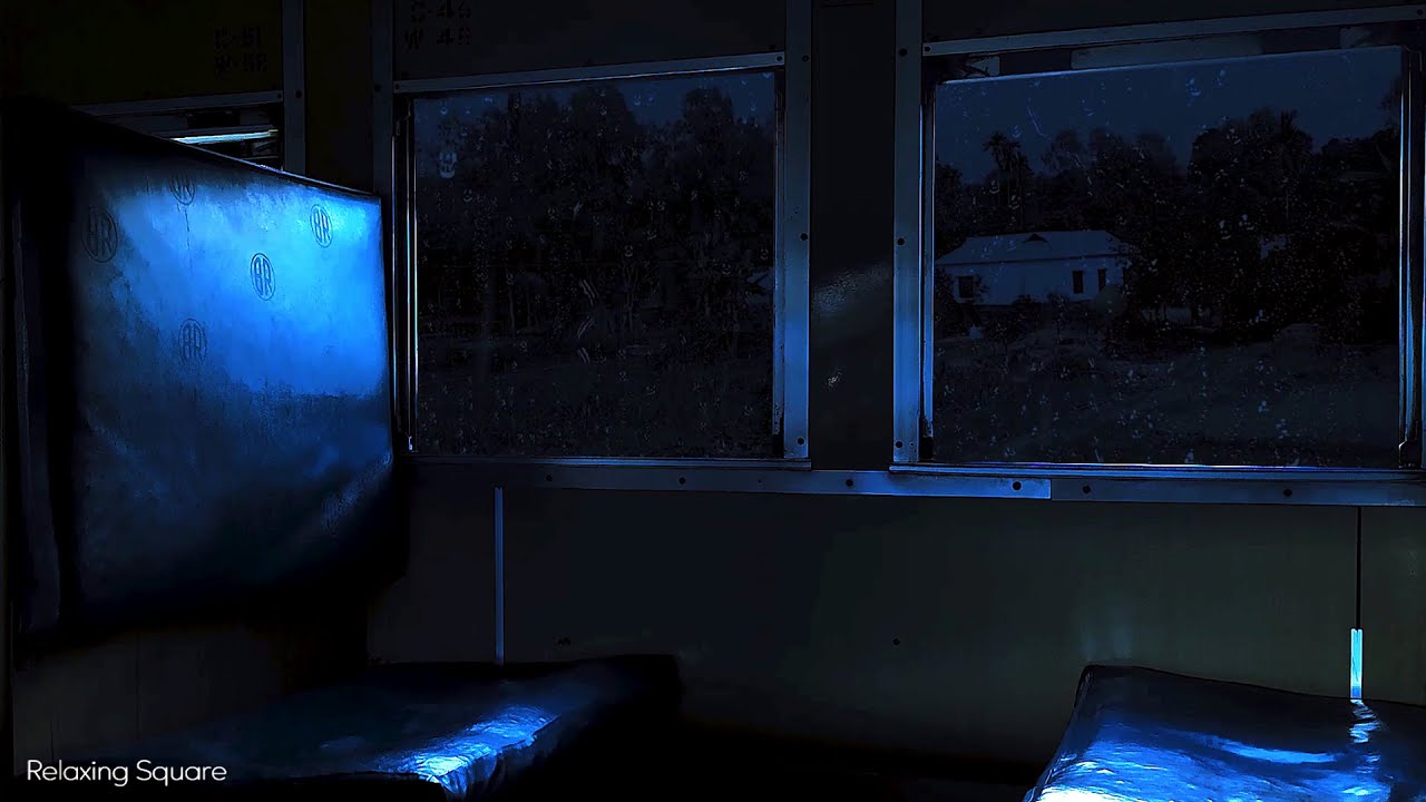 Local Train Sound in Night train Journey for Deep Sleep, Insomnia ...