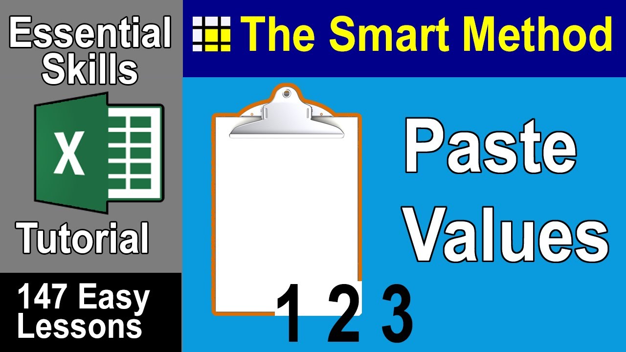 3 5: Use Paste Values and increase/decrease decimal places displayed - YouTube