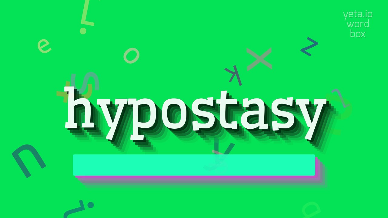 How to say "hypostasy"! (High Quality Voices) - YouTube