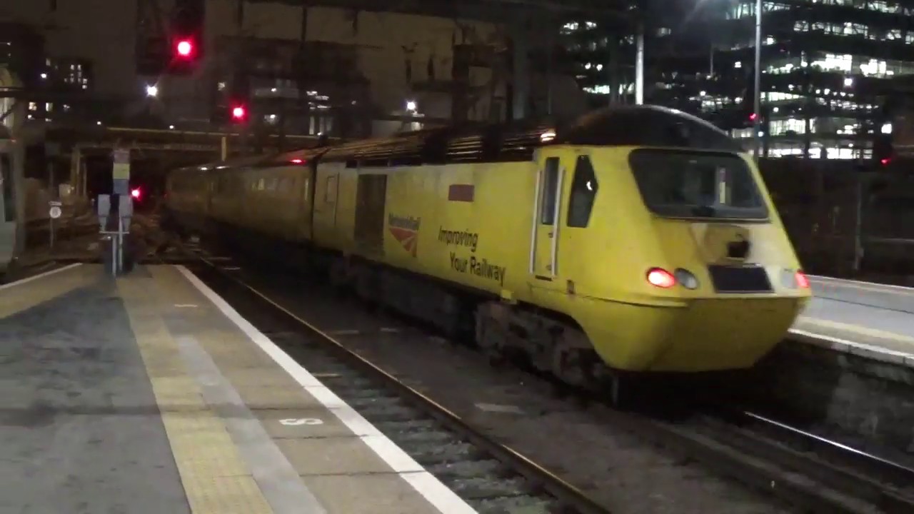 British Rail HST InterCity 125 New Measurement Train at Kings Cross+91s ...