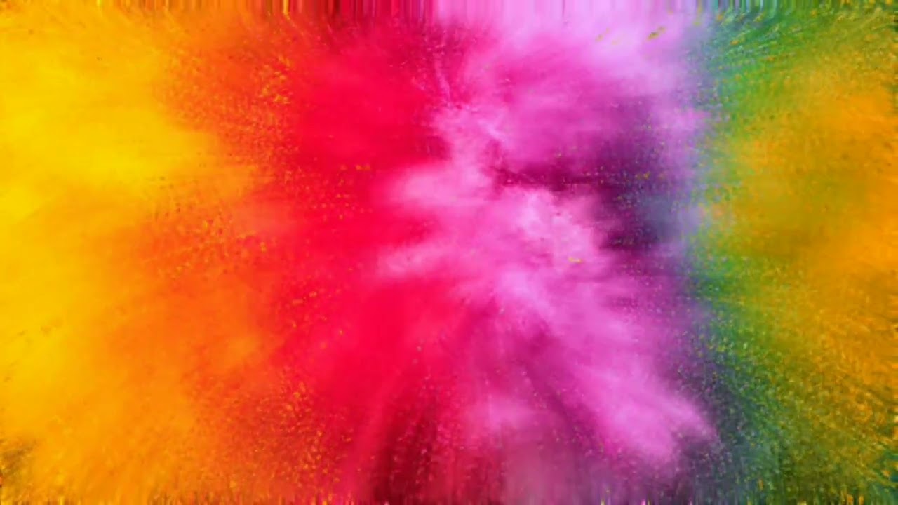 Holi colors motion graphics | Color festival background | animated holi ...