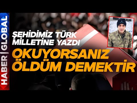 Hain Saldırıda Şehit Olan Murat Akman'ın Son Mektubu Ortaya Çıktı: Okuyorsanız Öldüm Demektir