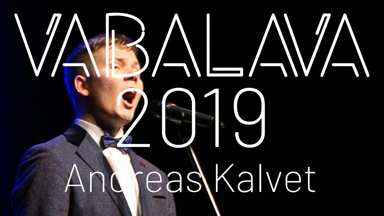Andreas Kalvet - Vabalava 2019 - YouTube