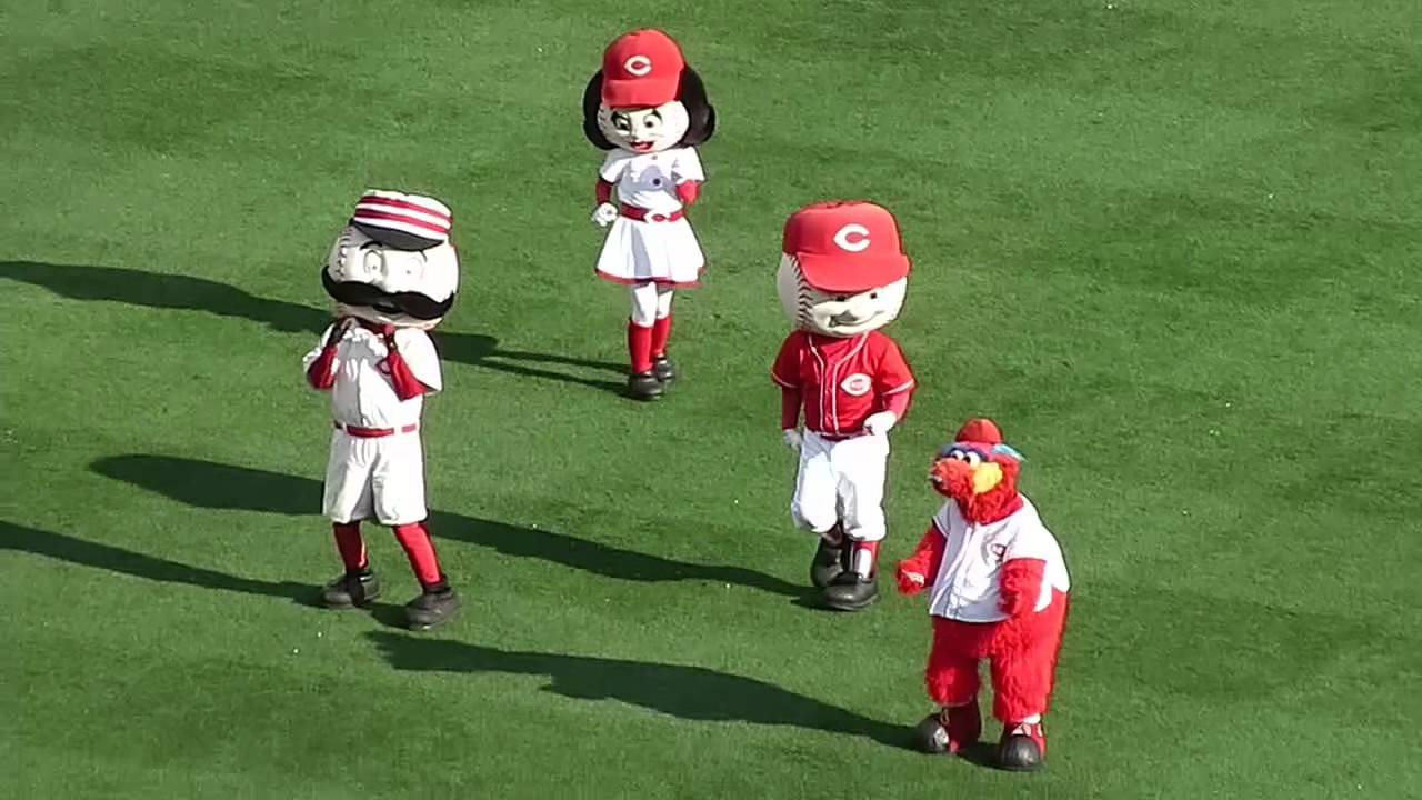 Cincinnati Reds Mascots - YouTube