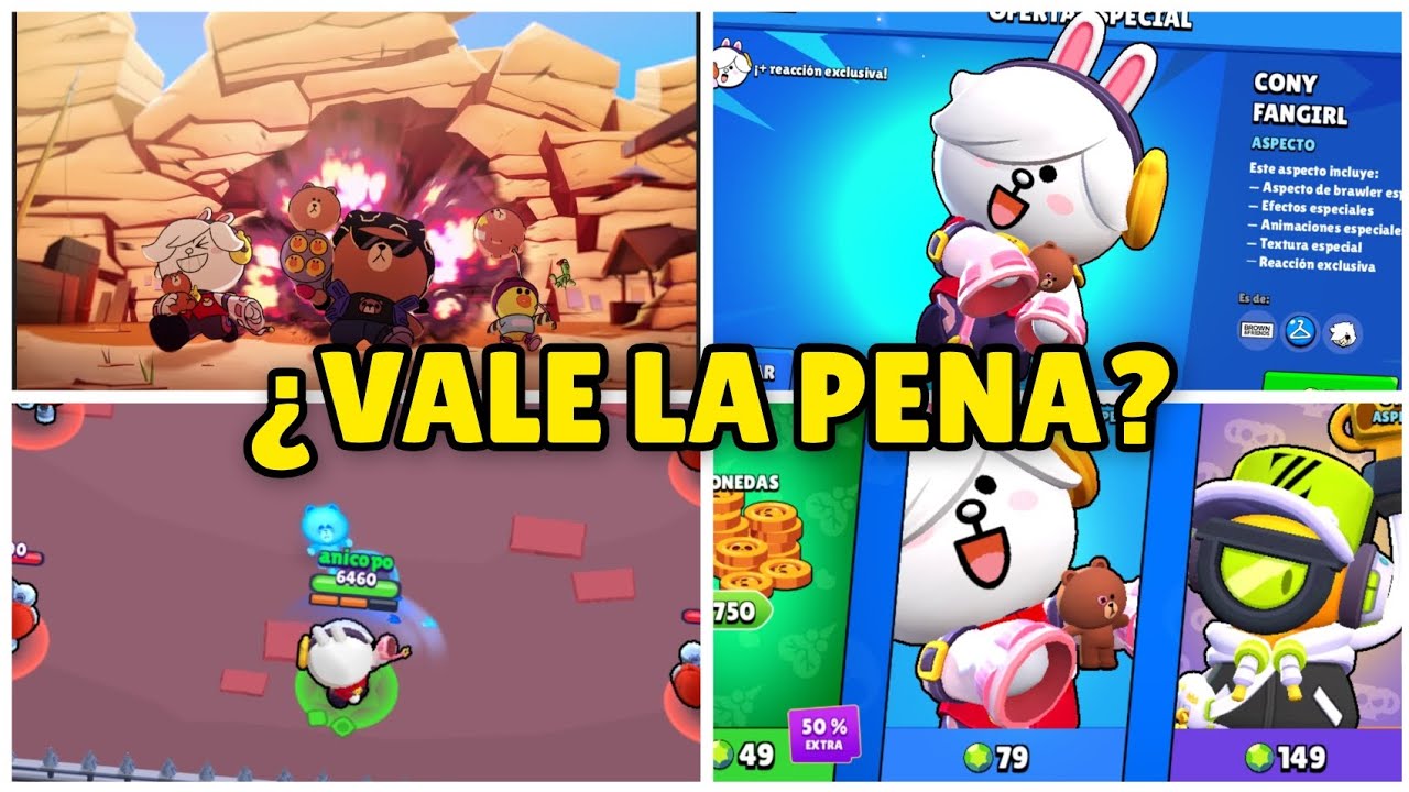 ¿VALE LA PENA COMPRAR LA SKIN DE COLLETE CONY FANGIRL EN BRAWL STARS ...
