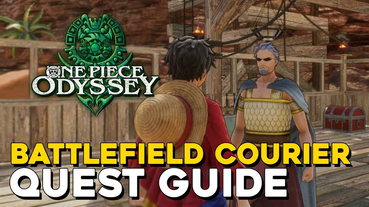 One Piece Odyssey Battlefield Courier Side Quest Guide - YouTube