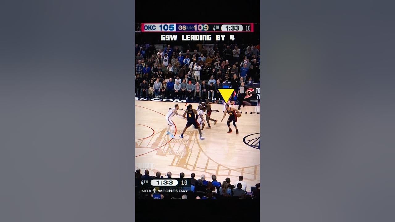 PART 1 - Warriors Ruined SGA’s 52-PTS 😶 OKC vs GSW Ending #nba #shorts - YouTube
