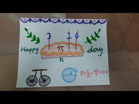 International Pi Day Drawing//World Pi Day Poster Drawing/How To Draw ...