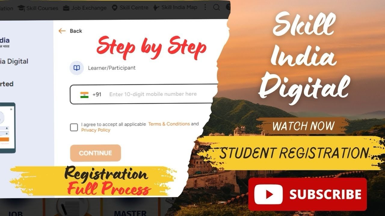 Skill india digital registration | How to register in skill India ...