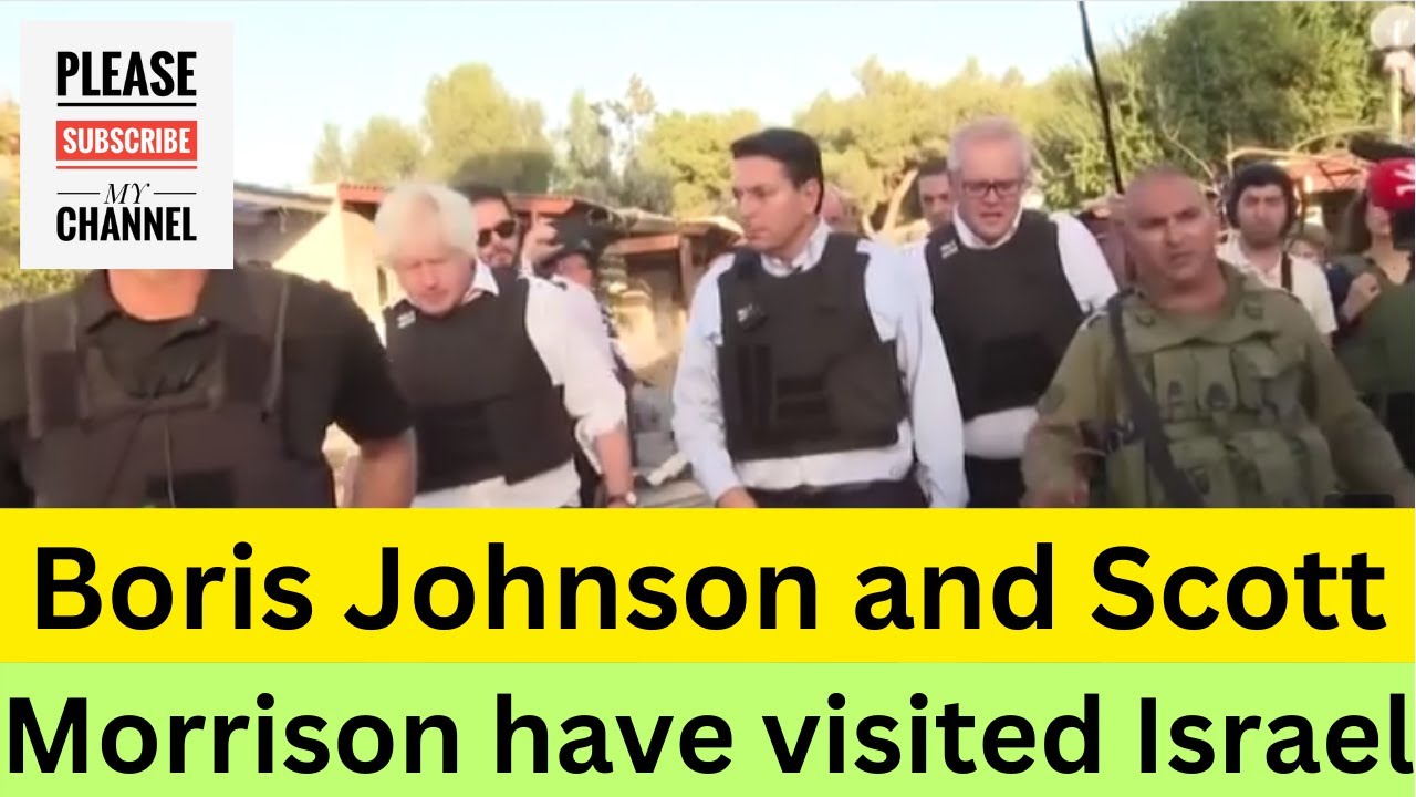 Boris Johnson and former Australian Prime Minister Scott Morrison have ...