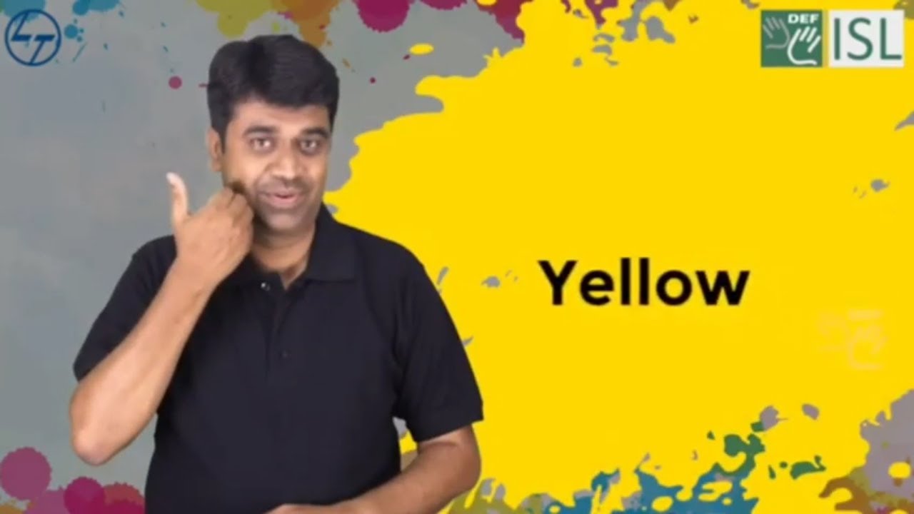 colour name || Indian Sign Language || Dikshesh29 || ISL - YouTube