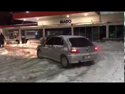 2001 MODEL PEUGEOT 306 KARLI HAVADA DRİFT KEYFİ