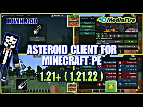 Asteroid Client For Minecraft PE 1.21.22 | Minecraft Pocket Edition 1. ...