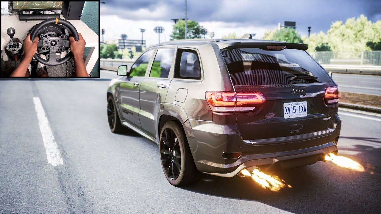 1000HP!! Jeep Trackhawk Swerving through traffic - Assetto Corsa ...