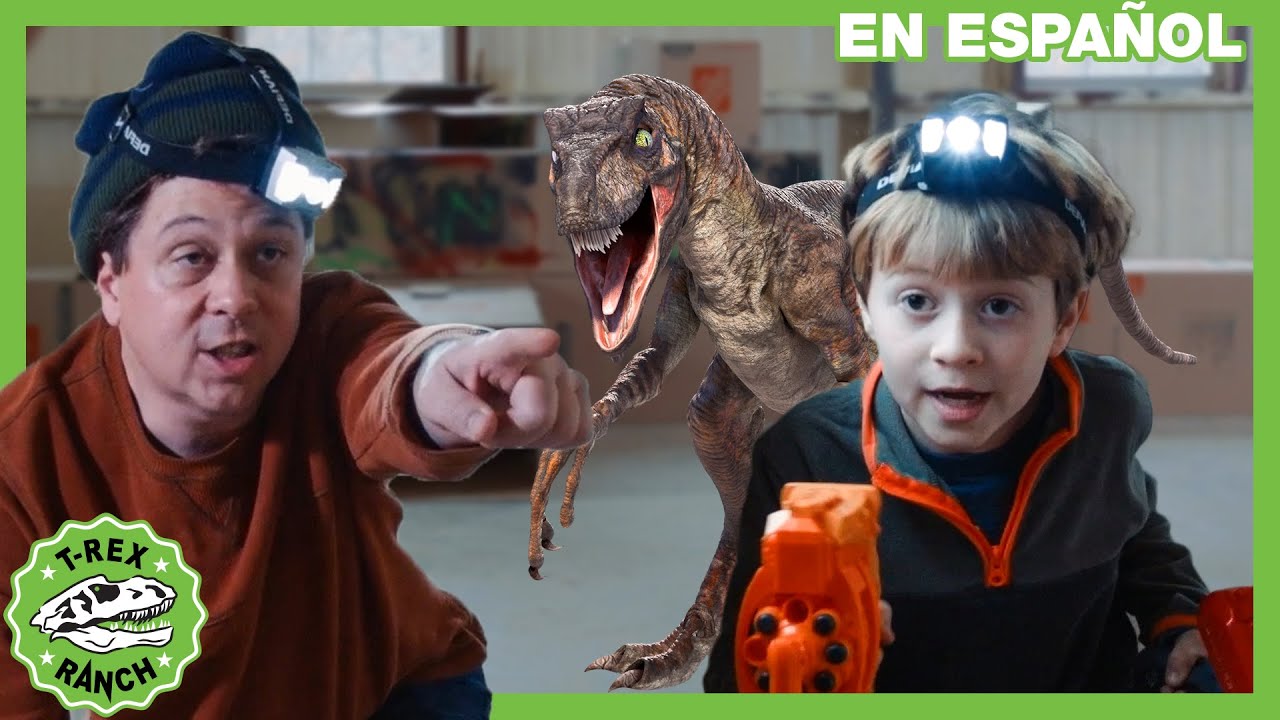 Persecución de Dinosaurios con los Rangers del Parque en la Casa ...