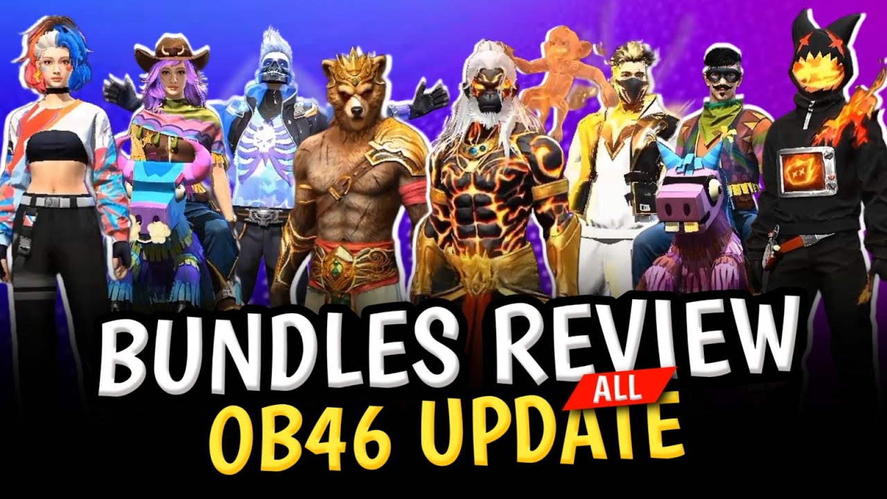 All New Bundles Review FreeFire | OB46 ALL Legendary Bundles Review In ...