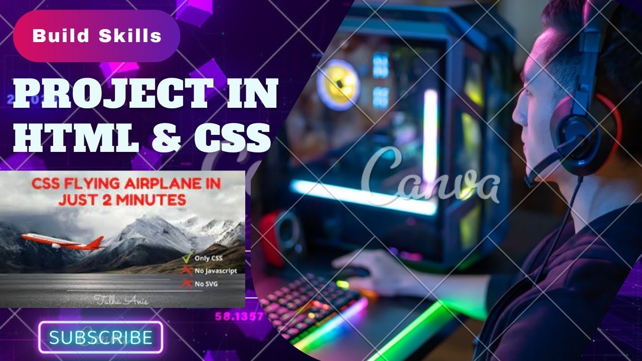 HTML & CSS Web Development Project use in exhibition - YouTube
