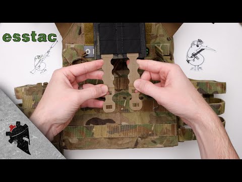 How to Mount Esstac KYWI Pouches on a Plate Carrier with MALICE Clips