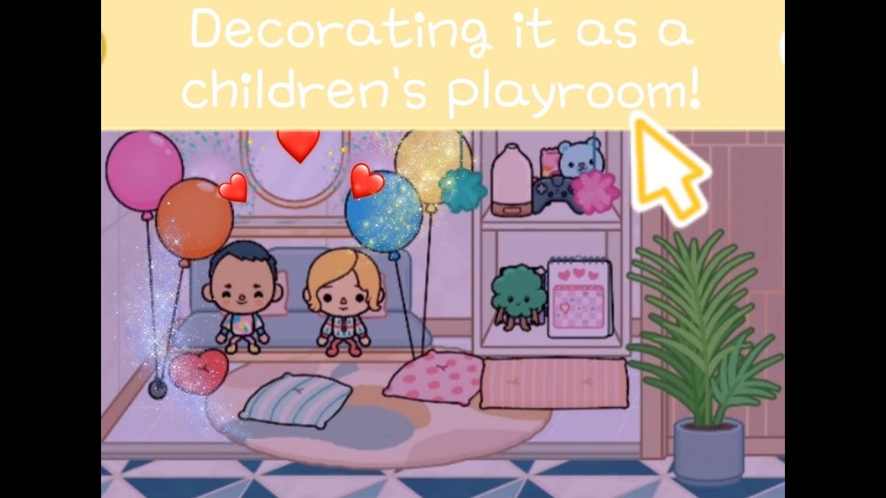 Decorating it as a children's playroom! Toca Life Toca Boca Star TBS ...
