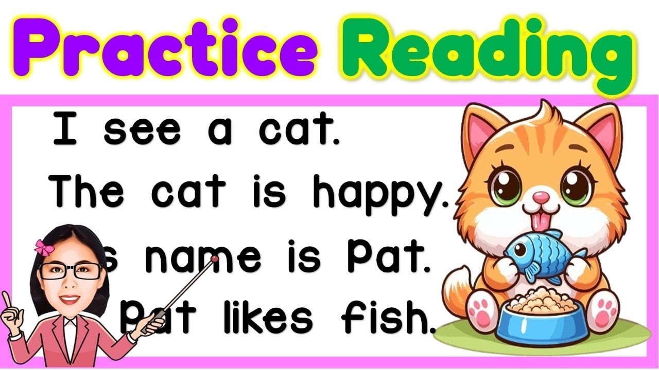 Learn to READ | Practice Reading | English Reading Lesson for Kids ...